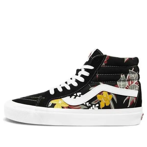 VANS Sk8-hi 38 Dx Anaheim Factory Aloha High Top Sneakers - Black
