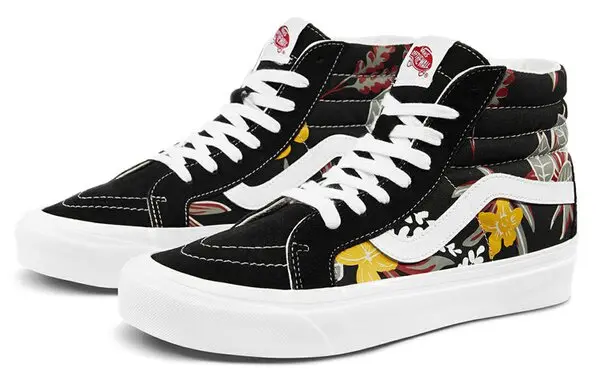 VANS Sk8-hi 38 Dx Anaheim Factory Aloha High Top Sneakers - Black