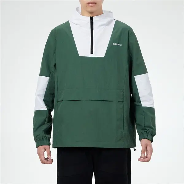 Adidas Hooded Half-zip Track Jacket