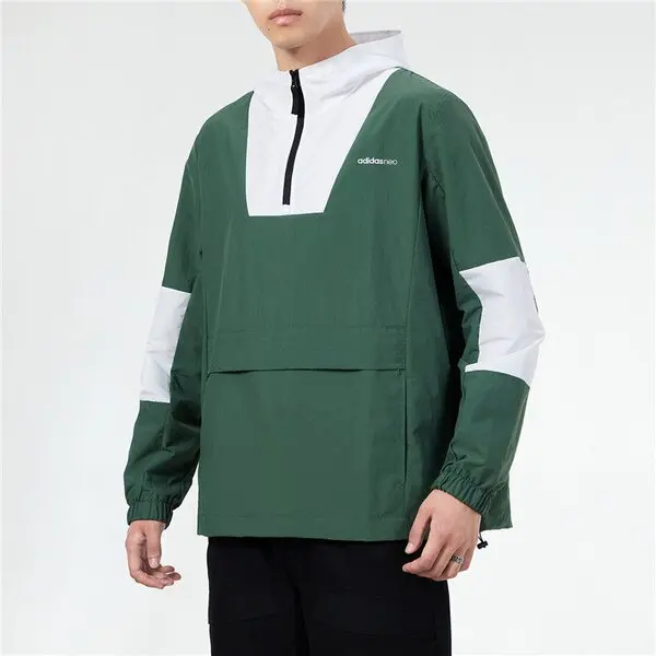 Adidas Hooded Half-zip Track Jacket