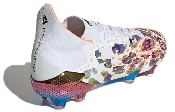 Adidas Predator Freak.1 X Stella Mccartney 'demonskin Leopard Earth Explorer - Cloud White/core Black/signal Orange