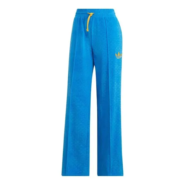 Adidas Adicolor Heritage Now Velour Pants Asia Sizing - Blue