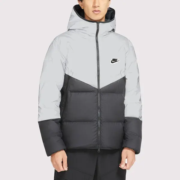 Nike Stay Warm Colorblock Hooded Down Jacket