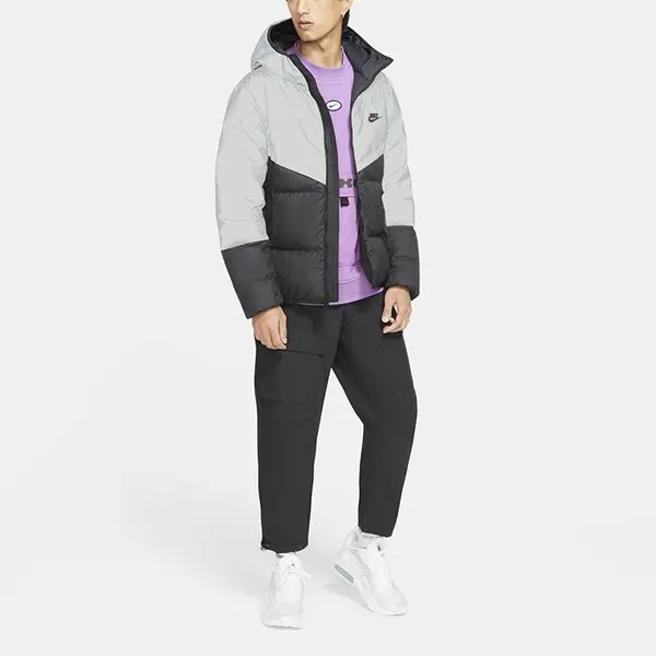 Nike Stay Warm Colorblock Hooded Down Jacket
