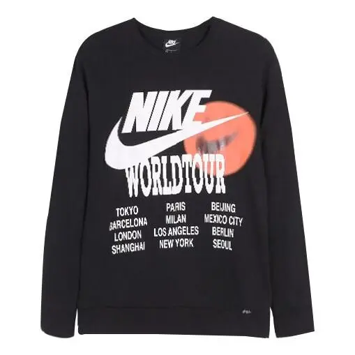 Nike World Tour Crewneck Sweatshirt - Black
