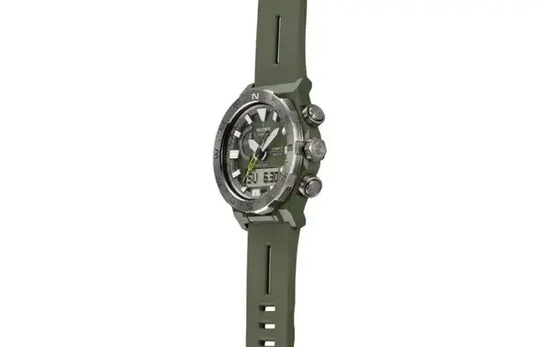 Casio Pro Trek Analog-digital Watch With Solar Power