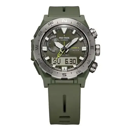 Casio Pro Trek Analog-digital Watch With Solar Power