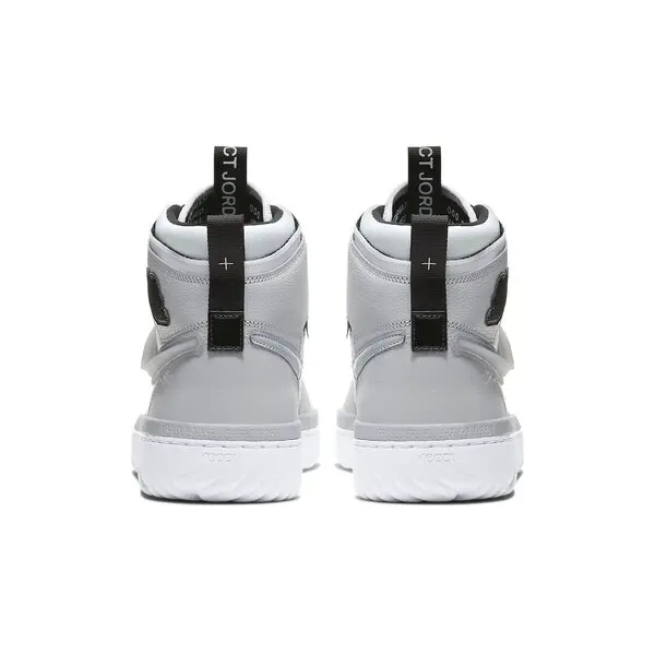 JORDAN 1 React High Top Sneakers - White/grey Fog