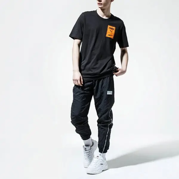 PUMA Printed Logo Short Sleeve Tee