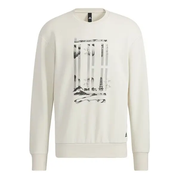 Adidas Wj Logo Graphic Crewneck Pullover