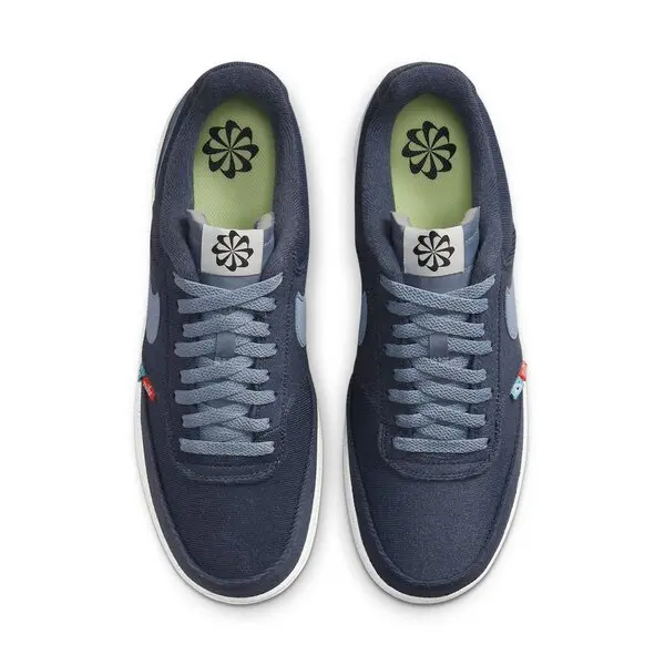 Nike Court Vision Low Next Nature "thunder Blue" Sneakers - Blue/white