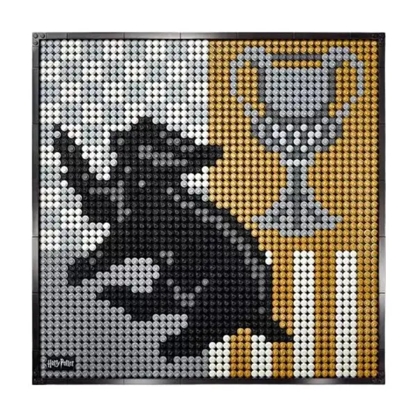 Lego Harry Potter Hogwarts Crests Mosaic