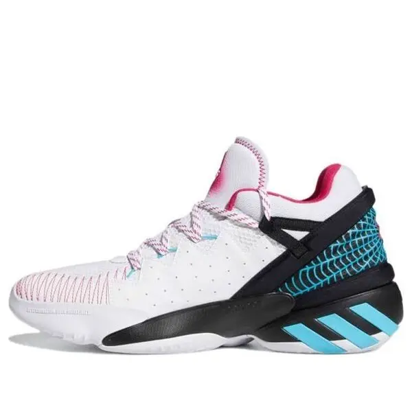 Adidas D.o.n. Issue #2 'spidey Sense' Lace-up Athletic Sneakers - White/black/pink