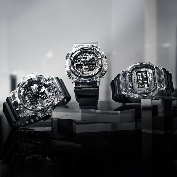 Casio G-shock Square Camouflage Watch - Black