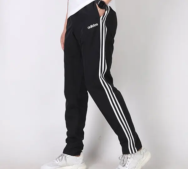 Adidas Knit Athleisure Casual Sports Long Pants/trousers - Black