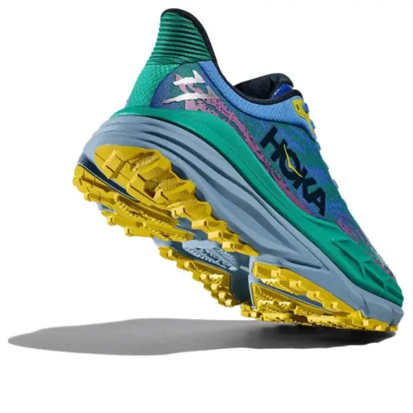 Hoka One One Stinson 7 Athletic Sneakers - Virtual Blue/tech Green