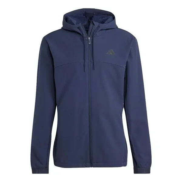 Adidas Cold.rdy Full-zip Workout Hoodie - Legend Ink