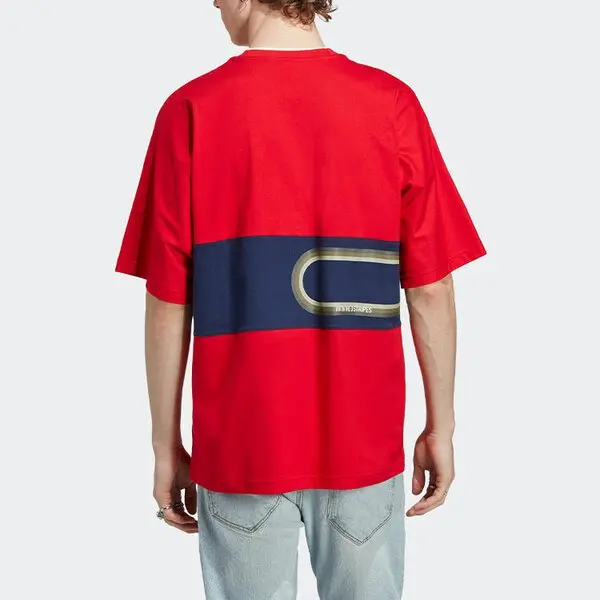 Adidas Crew Neck Tee 'red