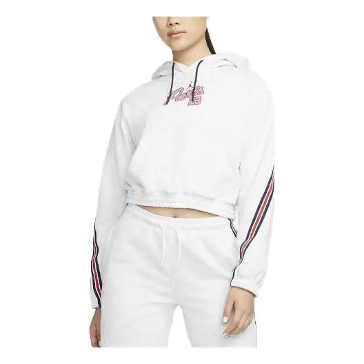 JORDAN X Paris Saint-germain Crossover Sports Knit Hoodie - White