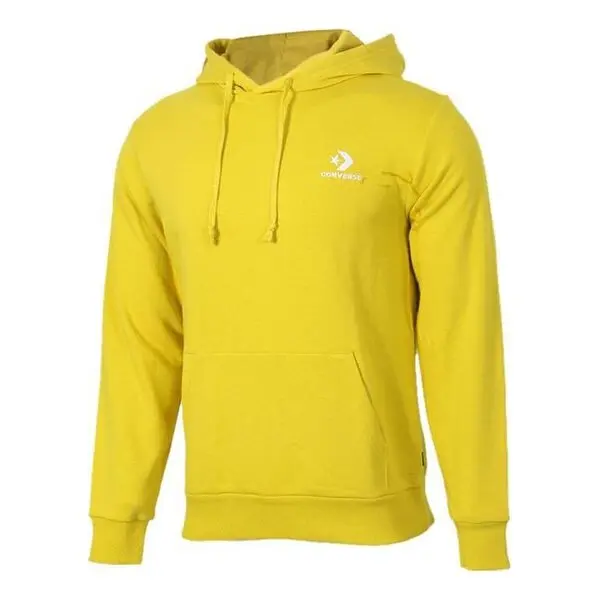 CONVERSE Star Chevron Embroidered Pullover Hoodie - Yellow