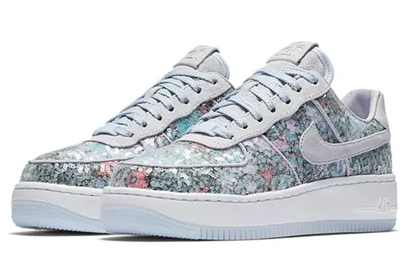 Nike Force 1 Upstep Low "glass Slipper" Sneakers
