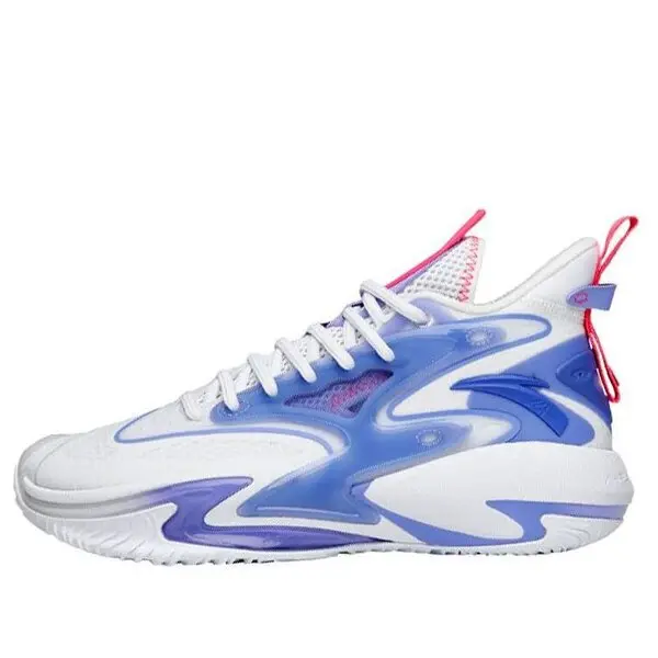 ANTA Shock The Game 5 Mid Top Sneakers - White/purple