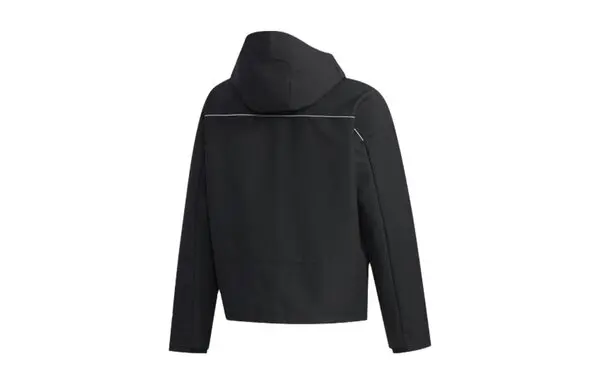 Adidas Logo Zip-up Hooded Long Sleeve Jacket