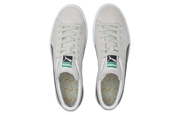 PUMA Suede Croc Retro Low Top Sneakers - Gray/white