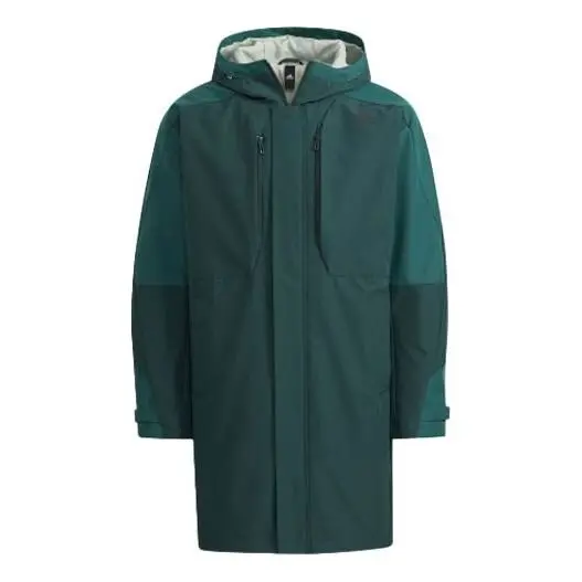 Adidas Elasticated Hooded Logo Zip-up Jacket - Multi-color