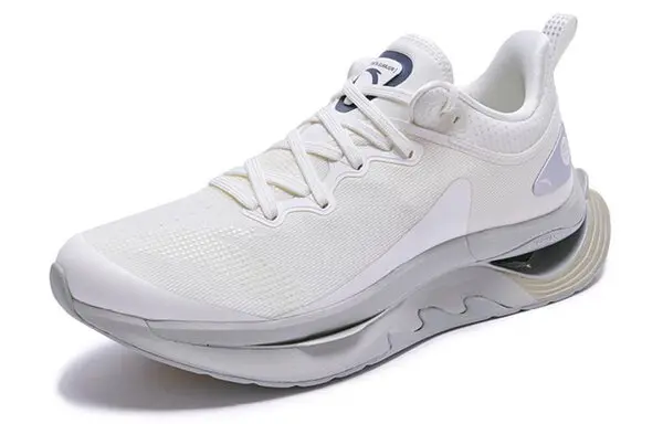 ANTA Running Series Hydrogen Sneakers - White/grey/tan