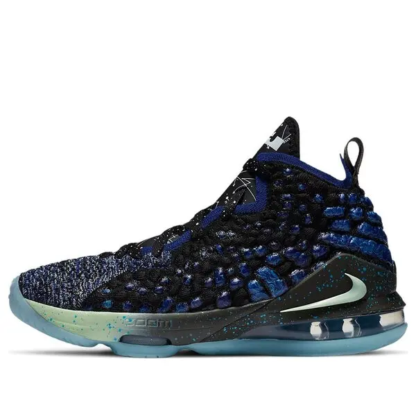 Nike Lebron 17 "constellations" High Top Sneakers - Blue/black