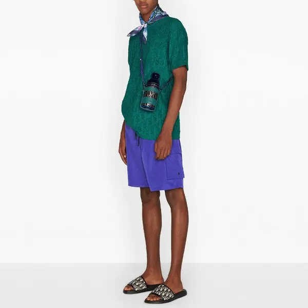 Dior Ss21 Oblique Printing Cotton Round Neck Short Sleeve