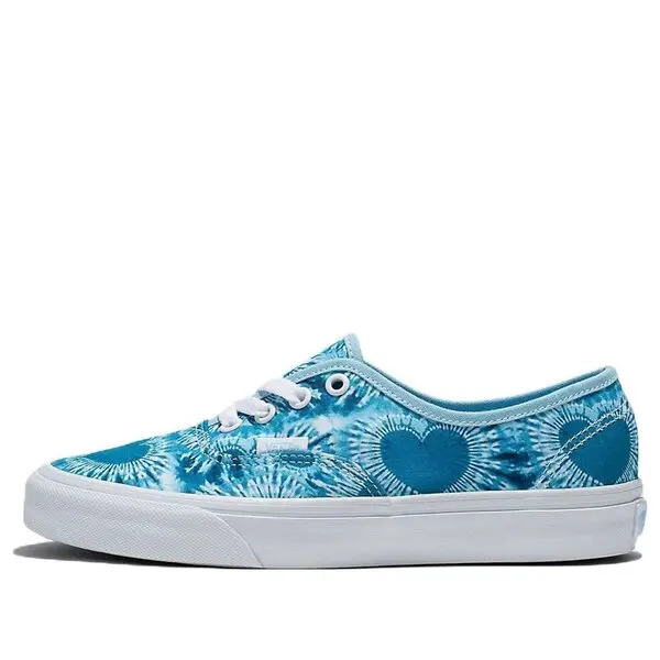 VANS Authentic Tie-dye Hearts Sneakers - Blue/white