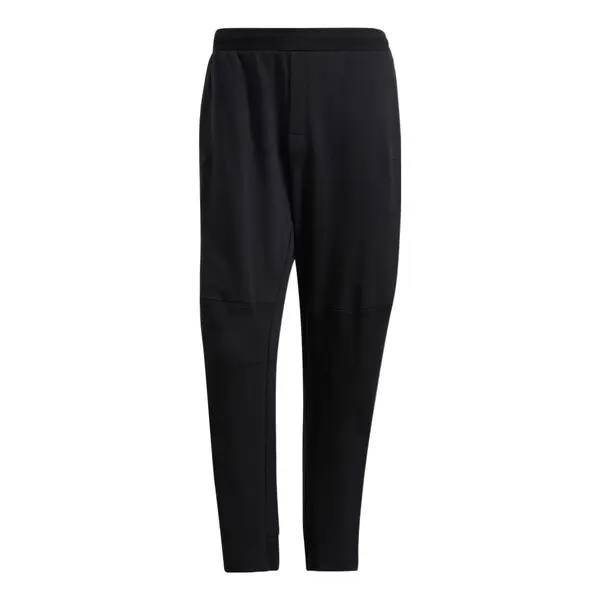 Adidas Solid Color Straight Casual Sports Pants/trousers/joggers Black - Default Color
