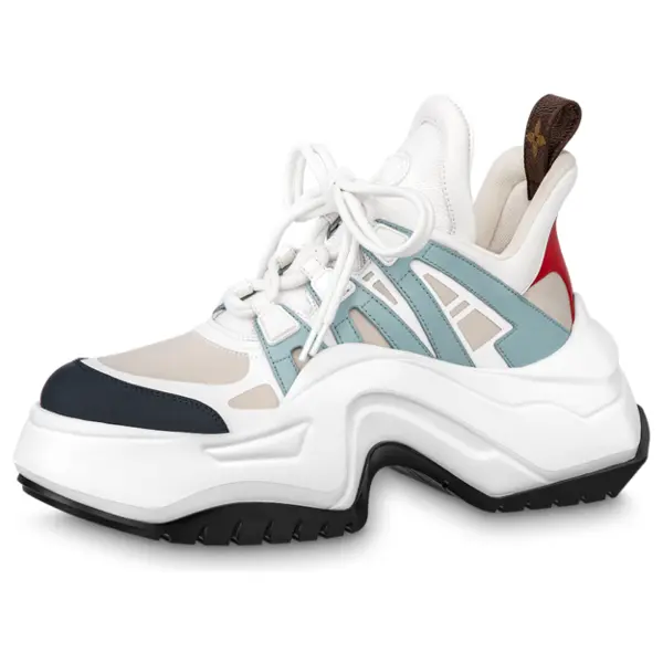 LOUIS VUITTON Archlight 2.0 Platform Sneakers - White/beige/blue