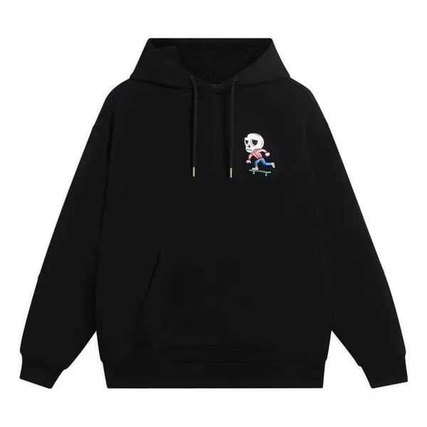 LI-NING X Pablo Ientile Skull Graphic Hoodie - Black/multi-color