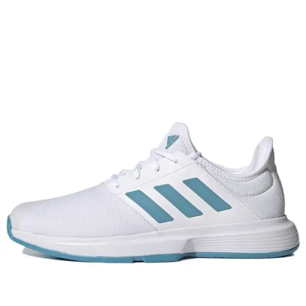 Adidas Gamecourt Athletic Sneakers - White/blue
