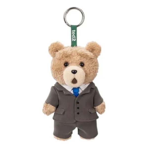 POP MART Ted2 Teddy Bear Action Plush Pendant 'suit Bear' Secret Edition - Multi-color