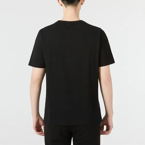 PUMA Classics Logo Metallic Tee 'black - Black/gold