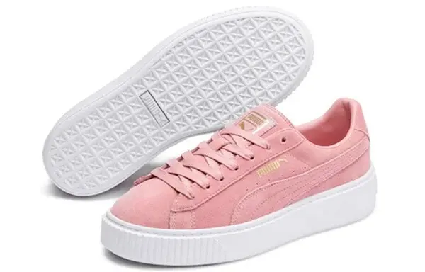 PUMA Suede Platform Sneakers - Pink