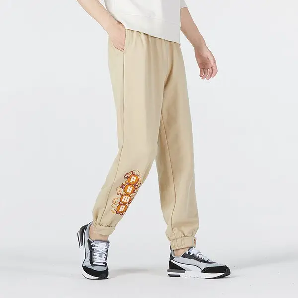 PUMA Das Cc Label Knit Pants 'beige
