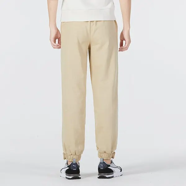 PUMA Das Cc Label Knit Pants 'beige - Beige/orange