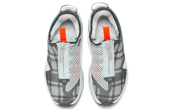 Nike Pg 4 "plaid" Basketball Sneakers - Black/grey