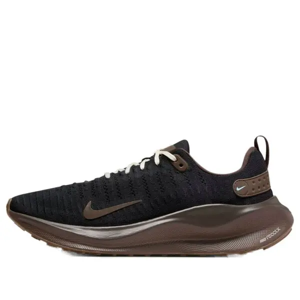 Nike React Infinity Run Flyknit 4 Sneakers - Black/brown