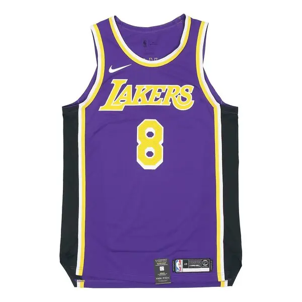 Nike Nba Los Angeles Lakers Kobe Bryant No. 8 Player Edition Jersey - Purple