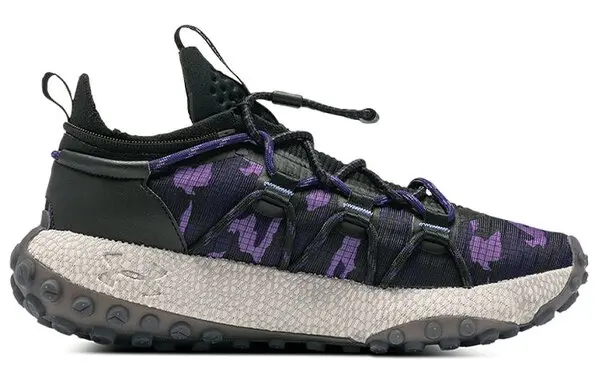 Under Armour Hovr Summit Fat Tire Athletic Sneakers - Black/purple