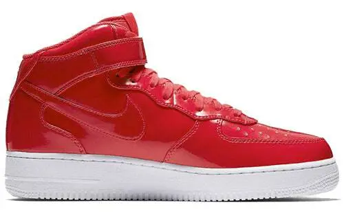 Nike Force 1 Mid '07 Lv8 "siren " Sneakers - Red