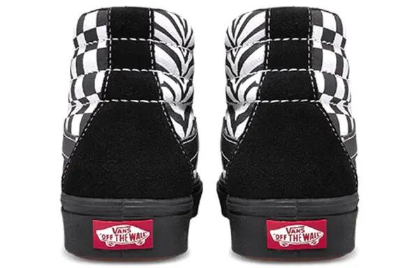 VANS Sk8-hi Comfycush "mixed Media Checker" High Top Sneakers