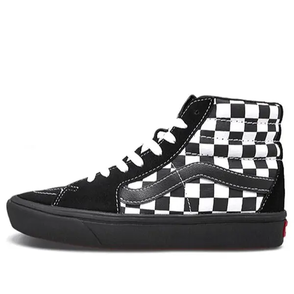 VANS Sk8-hi Comfycush "mixed Media Checker" High Top Sneakers - Black