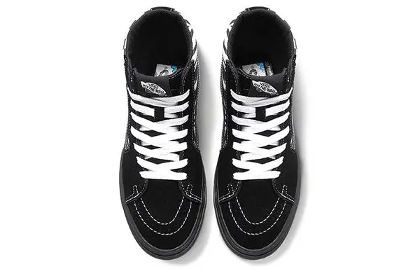 VANS Sk8-hi Comfycush "mixed Media Checker" High Top Sneakers - Black